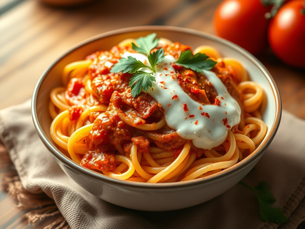 Quick & Easy One Pot Spicy Arrabbiata Creamy Tomato Pasta - DIY Jessica