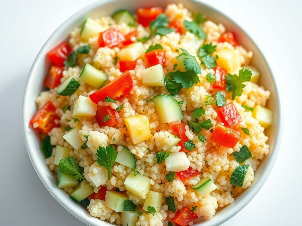 Quick & Easy Mediterranean Couscous Salad - DIY Jessica